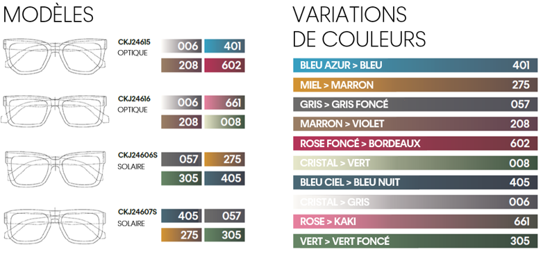 Calvin Klein Jeans Eyewear présente ses toutes nouvelles montures Color ...